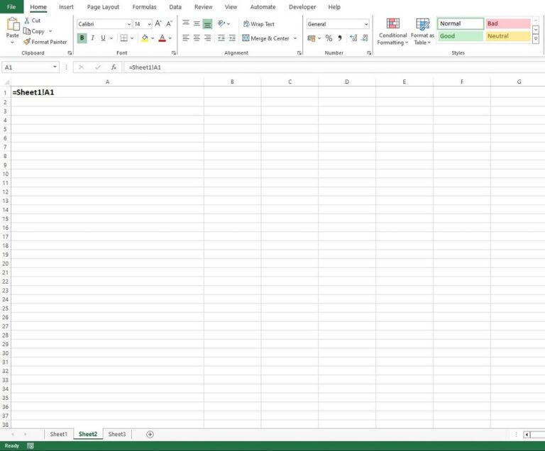 How to Link Cells on Different Worksheets | Dedicated Excel