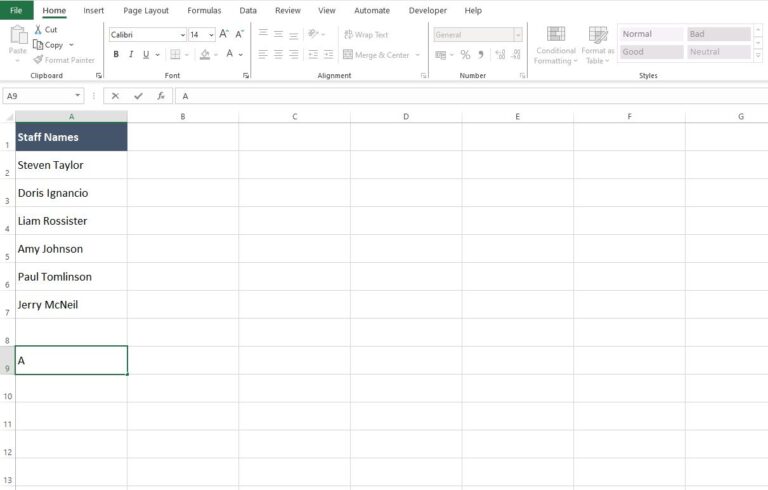 The Autocomplete Option in Excel | Dedicated Excel