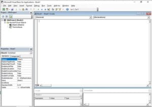Beginners Guide to the Excel Visual Basic Editor