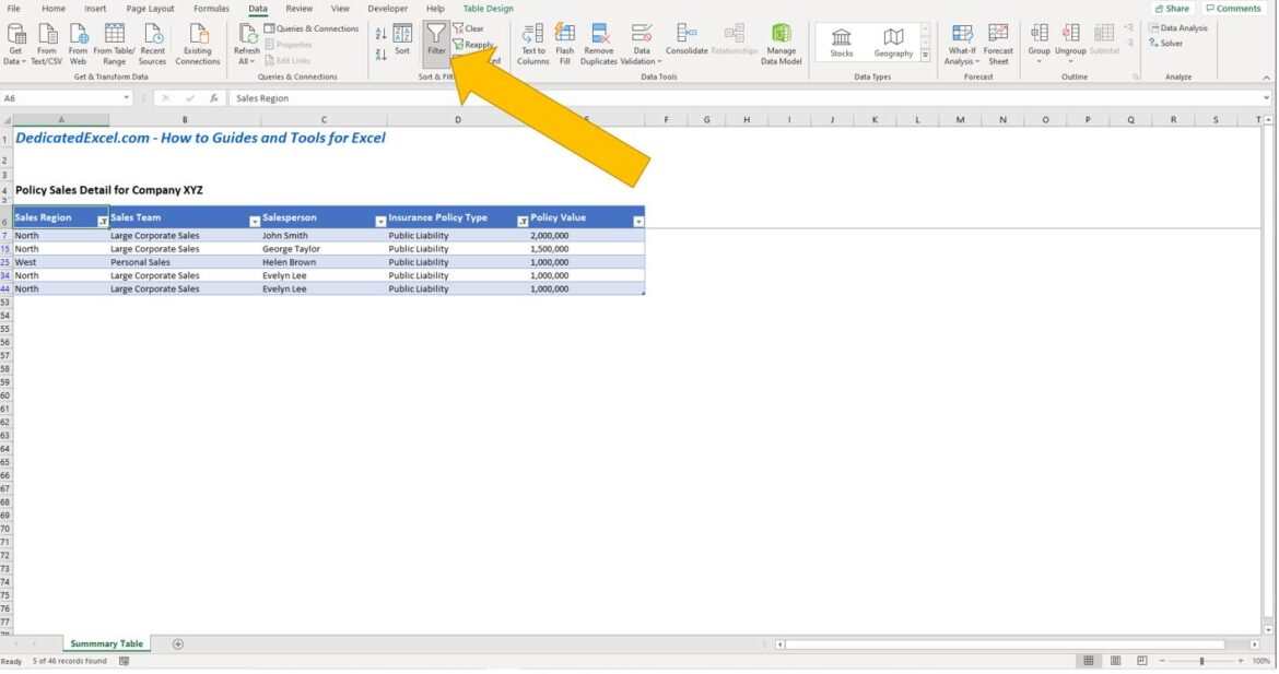 Excel Filters for Beginners | Dedicated Excel