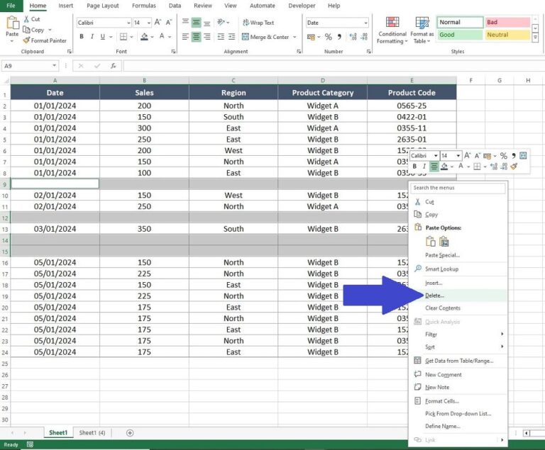 How to Remove Blank Rows in Excel | Dedicated Excel
