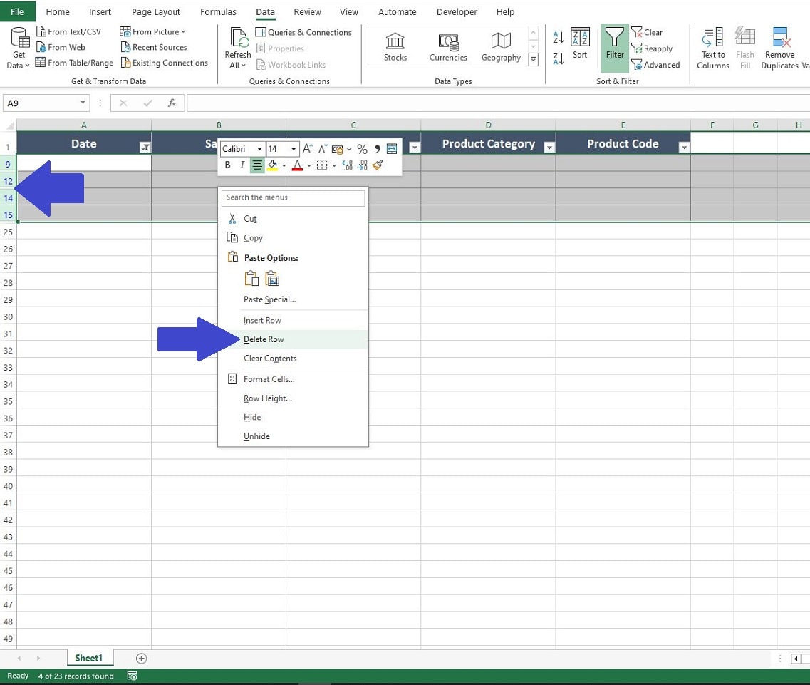 How to Remove Blank Rows in Excel | Dedicated Excel