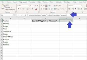 Count the Number of Cells with Specific Text | Dedicated Excel