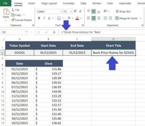 How to Unleash Excel’s STOCKHISTORY Function | Dedicated Excel