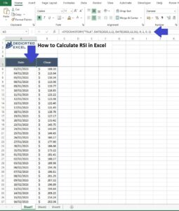 How to Calculate RSI in Excel | Dedicated Excel