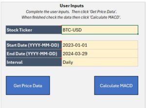Excel MACD Calculator | Dedicated Excel
